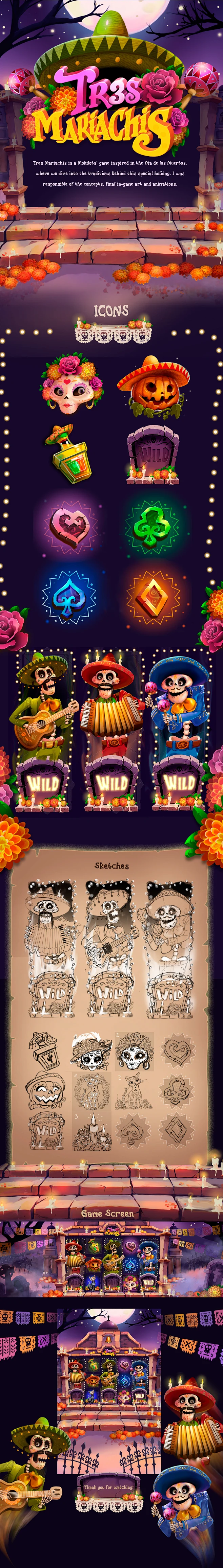 Tres Mariachis : Mobilots´ slot game inspired in the Dia de los Muertos, where we dive into the ...