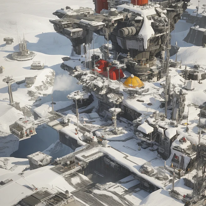 00147-379975798-A render of a sci-fi space outpost on a frozen ice ...