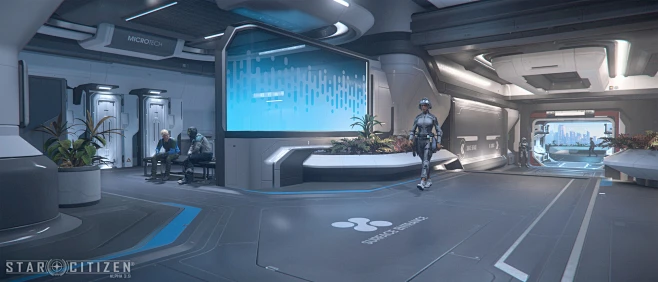 Star Citizen - High Tech Surface Entrance, Luan Vetoreti : The farthest ...