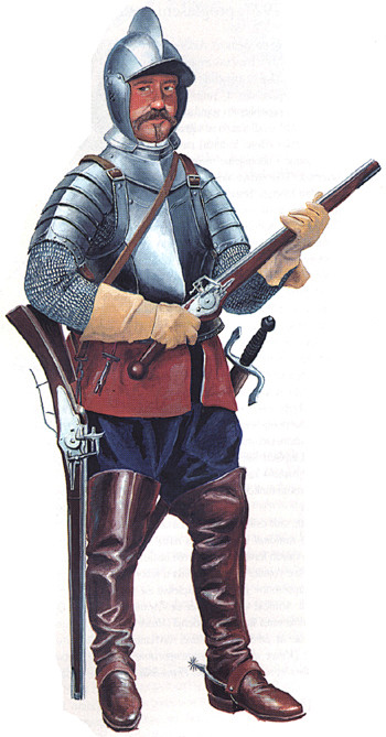 神圣罗马帝国火绳枪骑兵，1646年