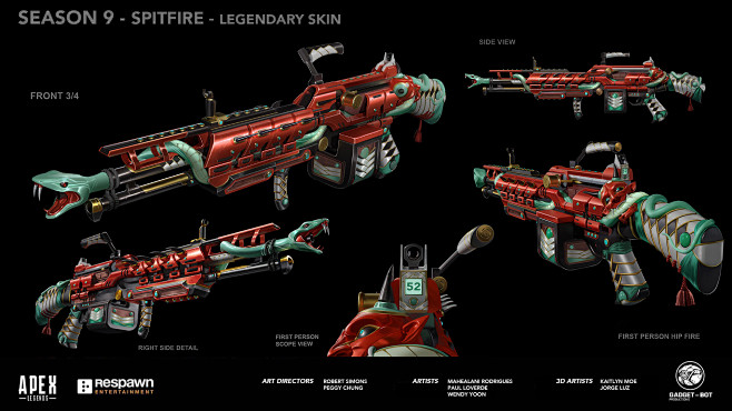 Apex Legends // Spitfire 传奇皮肤