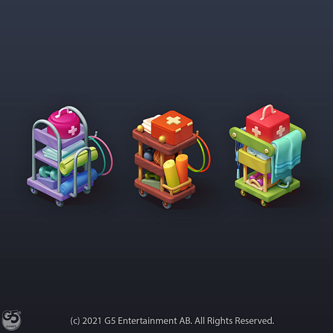 My work at G5 Games on project Hawaii Match-3 Mania