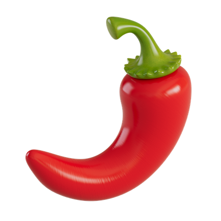 Red Chili 3D Illustration
