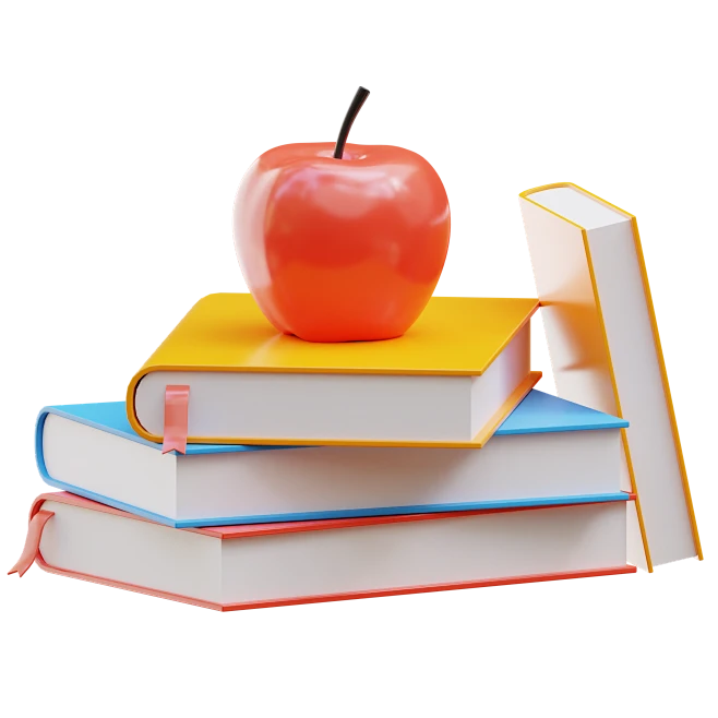 Apple and Book-花瓣网