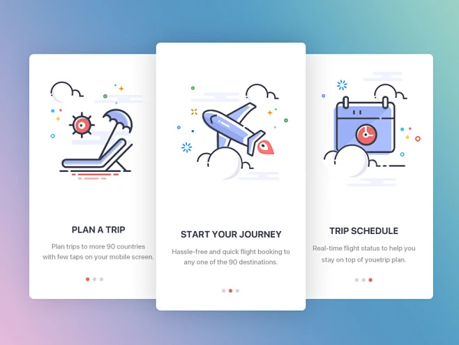 Onboarding Travel App travel travel onboard onboarding illustration ...