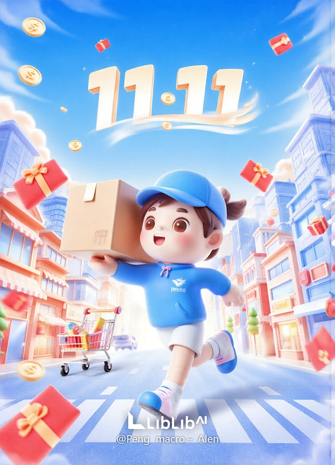 FLUX | 3D电商多场景应用-LoRA-青也-LiblibAI-花瓣网