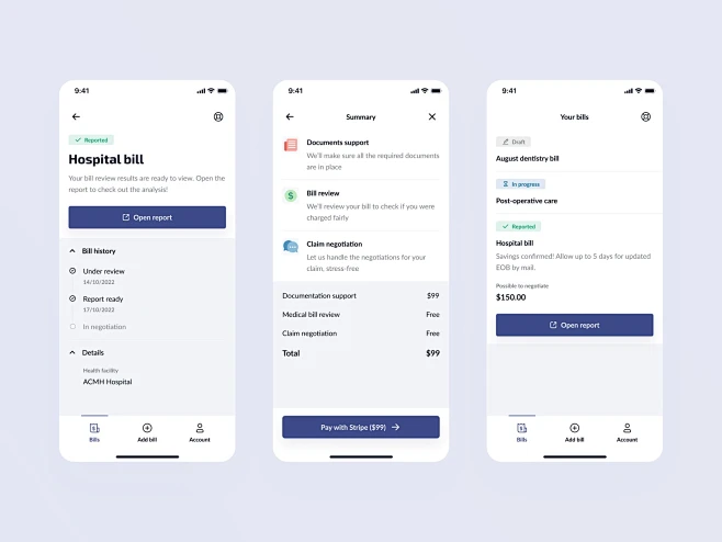 Healthcare Expense Management - Mobile app-花瓣网