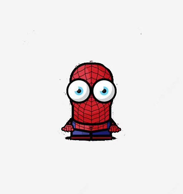 卡通q版蜘蛛侠png免抠素材_新图网 https://ixintu.com 卡通 q版 蜘蛛侠 简约-花瓣网