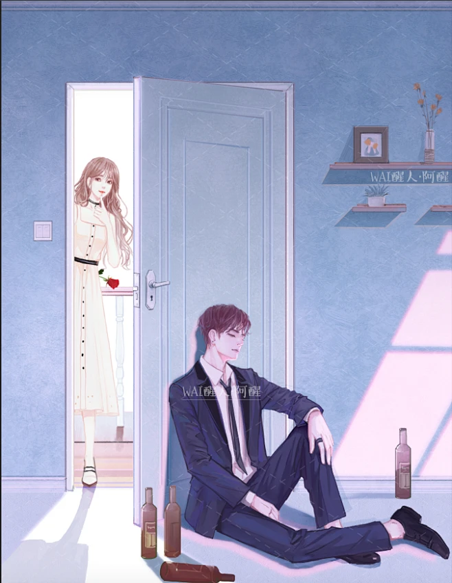 禾高_WAI醒人·阿醒__插画师作品_涂鸦王国gracg.com图片_素锦双人图片素材-花瓣网