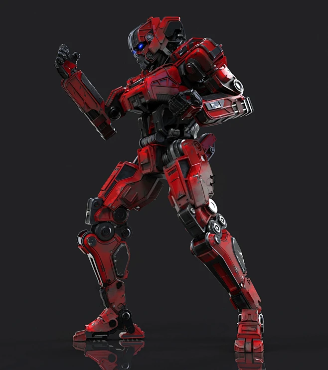 Robot head model, Aaron de Leon : Robot head model by Aaron de Leon on ...