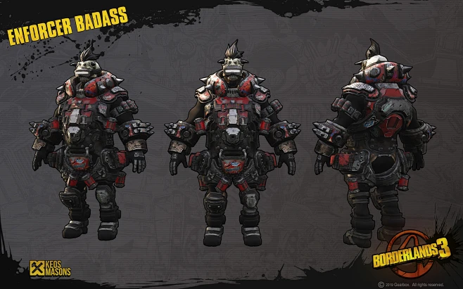 Borderlands 3 - Enfor Badass Group, KEOS MASONS : Group effort from ...