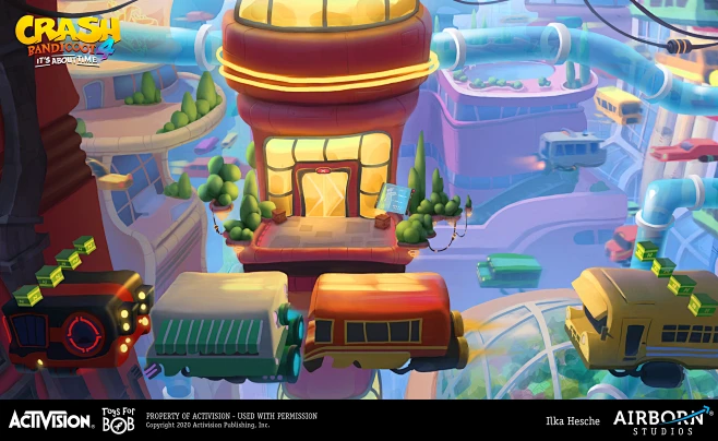 Crash Bandicoot 4 - Rush Hour concepts, Airborn Studios : Hello ...