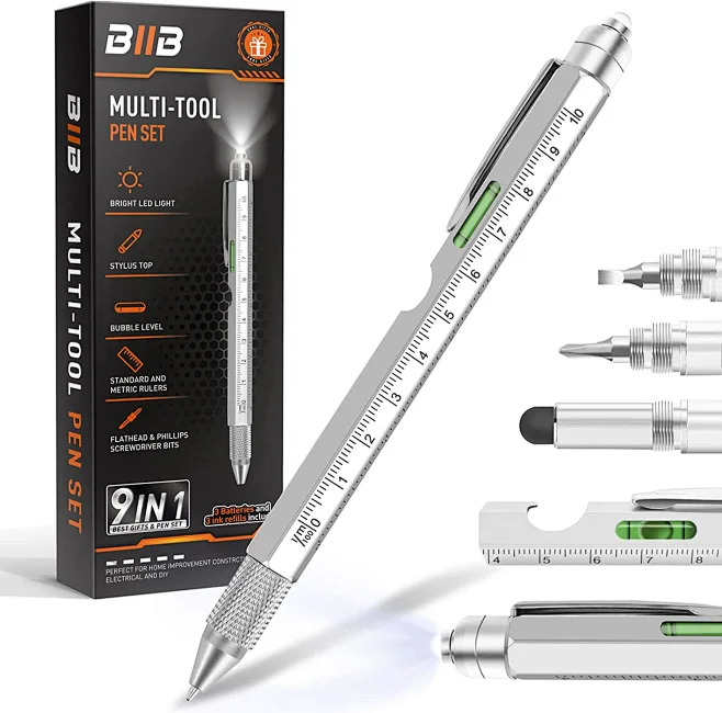 Amazon.com: Gifts for Dad, 9 in 1 Multitool Pen, Cool Gadgets for Men ...
