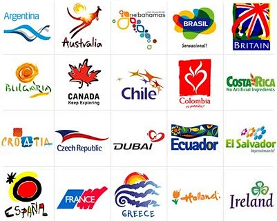 Country Logos from Around the World : I love this compilation of the ...