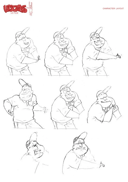 Character layout for Lascars feature film, 2007.-花瓣网