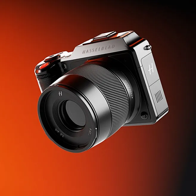 3D creative product render of camera-花瓣网