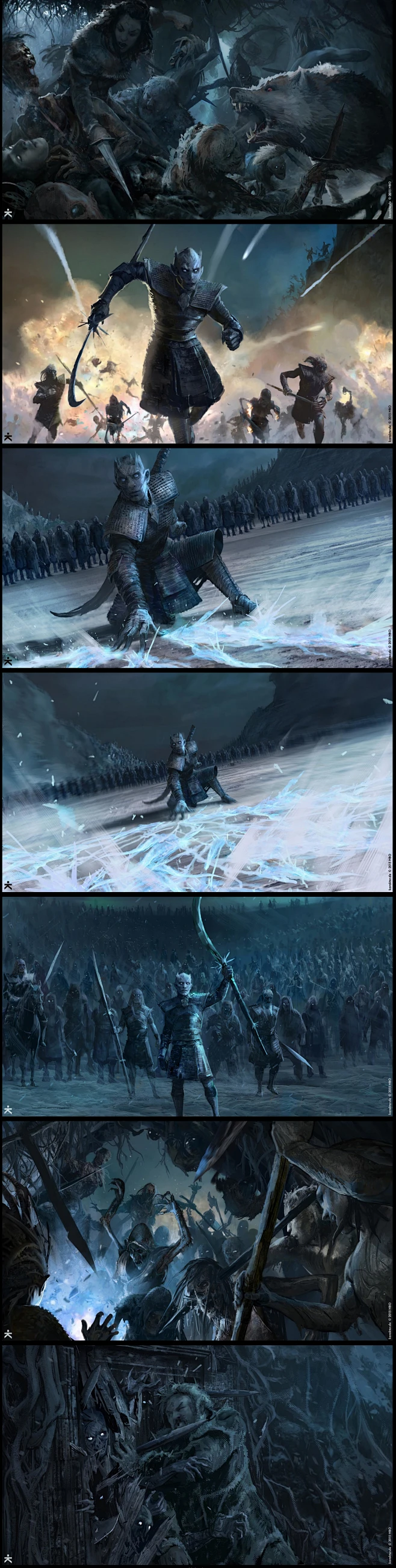 ArtStation - GoT 6 - Cave attack, karakter design studio,ArtStation ...