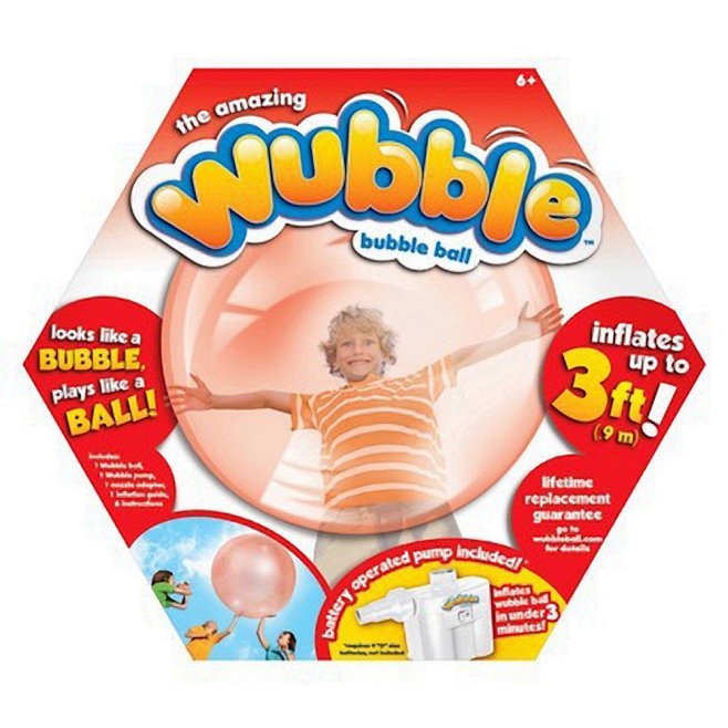 Amazon.com: The Amazing WUBBLE Bubble Ball - Looks like a bubble, plays ...