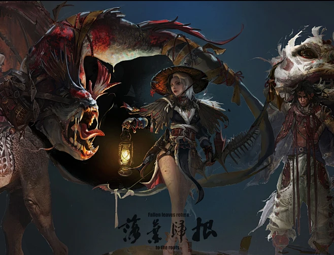 落叶归根, 安非.amphe : 与boxin: https://www.artstation.com/boxin jiew: https://www.artstation.com/vvter ...