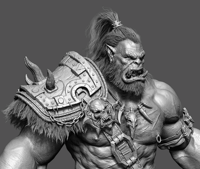 Orc, smile _z : I like Warcraft very much, so I designed my favorite ...