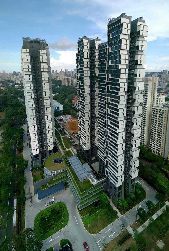 新加坡杜生阁SkyTerrace@Dawson组屋住宅景观 by SCDA-mooool设计