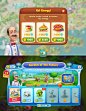 cartoon gardenscapes playrix UI user interface-花瓣网
