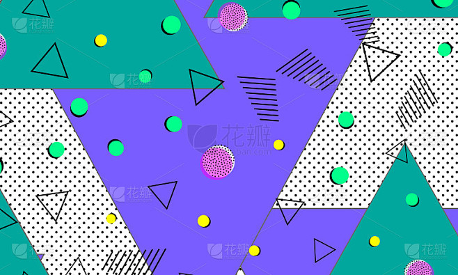 Pop art color background. pattern