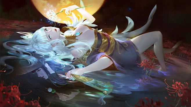 月下芳华, St Luthien-花瓣网