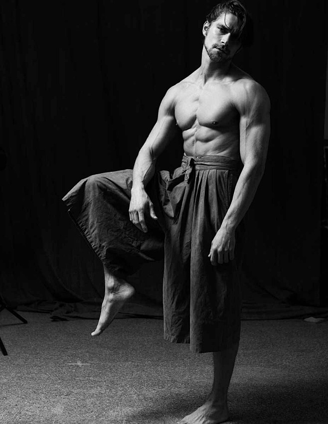 German model Mike Pishek at Wilhelmina by Darren Black