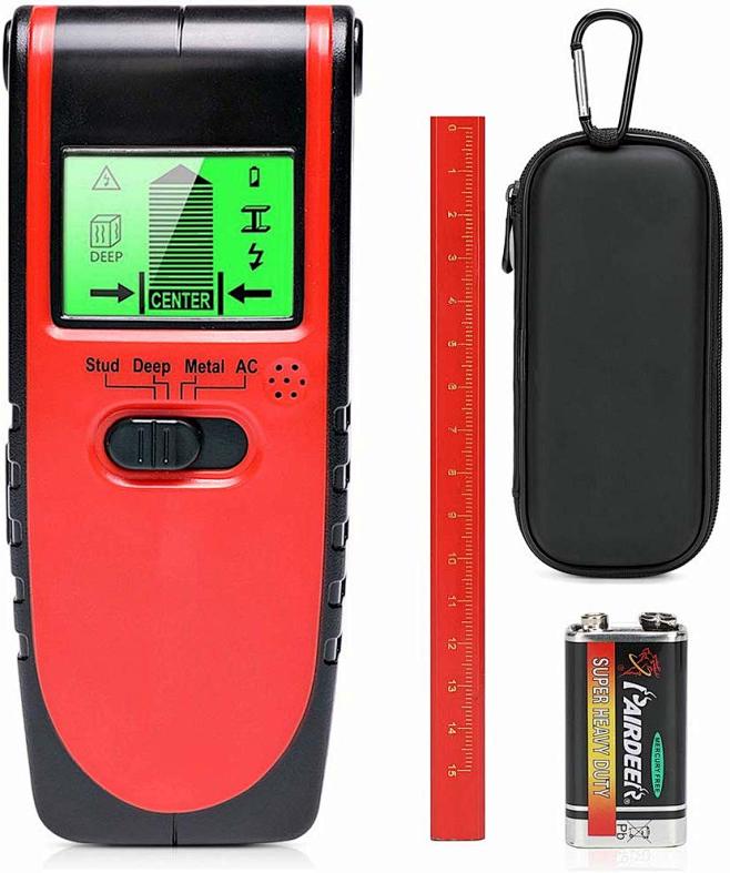 Stud Finder Wall Sensor Scanner, 4 in 1 Electrical Multi Function with ...