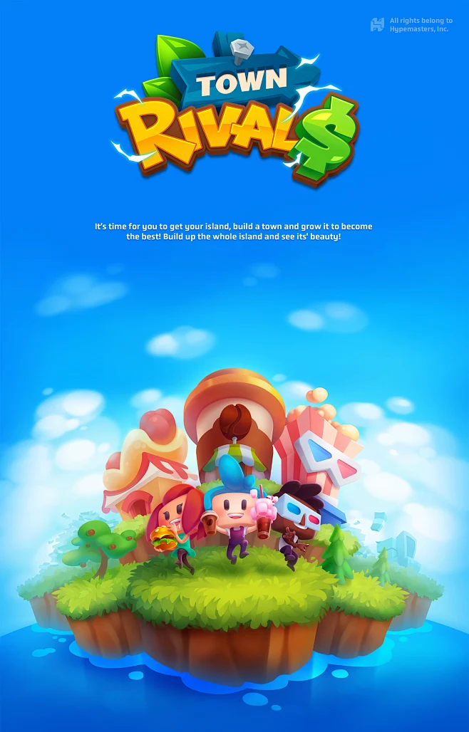 Town Rivals Project on Behance-花瓣网