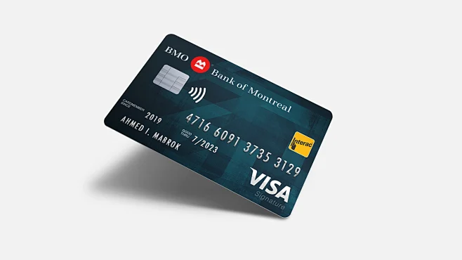 BMO bank of Montreal Toronto Bank Visa mastercard credit card-花瓣网