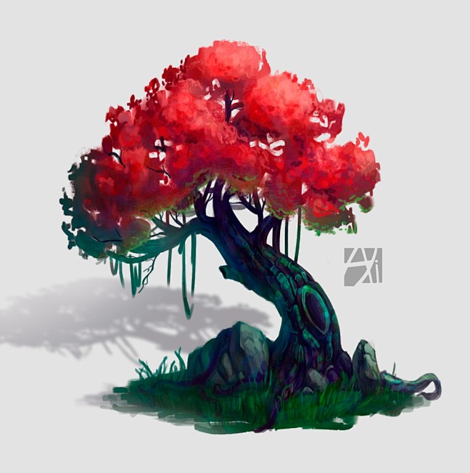 植物原画树原画来自cgbook.cn (634)