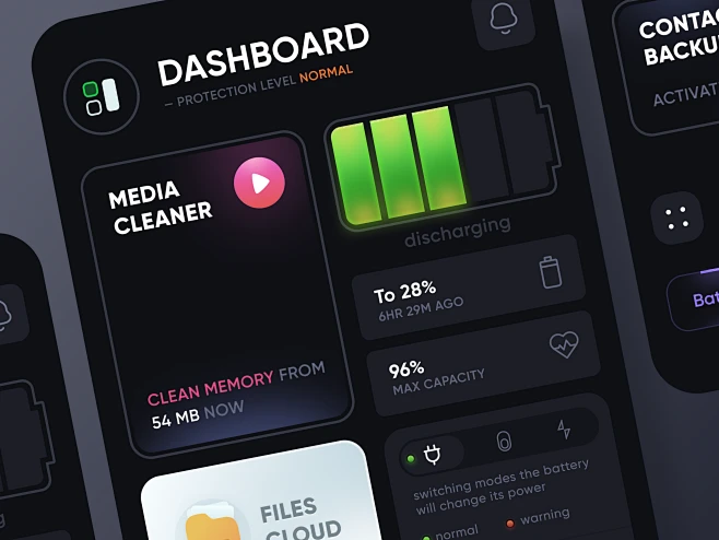 Mobile app Tools App UI ui design utility mobile app design dashboard dashboard ui crypto app ...