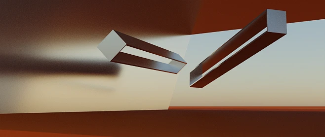 3D abstract blender color concept Digital Art geometric Landscape Photography surreal-花瓣网