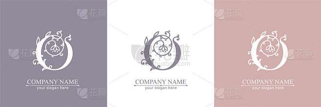 Premium Vector O标志。Monnogram。精英公司的个人标志或标志。