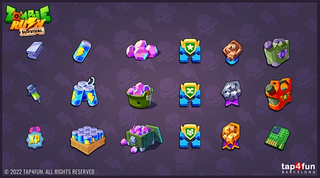 ZombieRush (IP Art Direction)-花瓣网