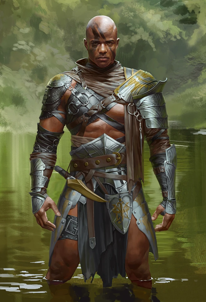 Warrior (Natural light study)-花瓣网