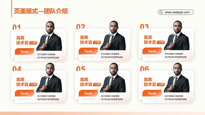 页面版式—团队介绍6_SEEKPPT-花瓣网