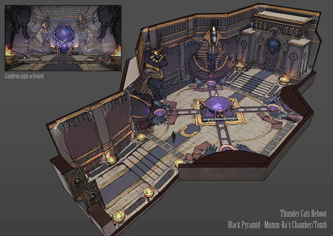 ThunderCats - Black Pyramid Mumm-ra's Tomb, Dominic Chan : Reimagining ...