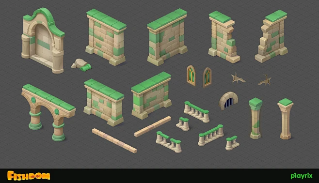 Fishdom: isometric constructor-花瓣网