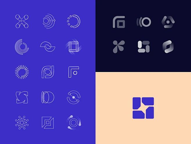 Flatfile Logotype Branding, business visual identity, corporate brand ...