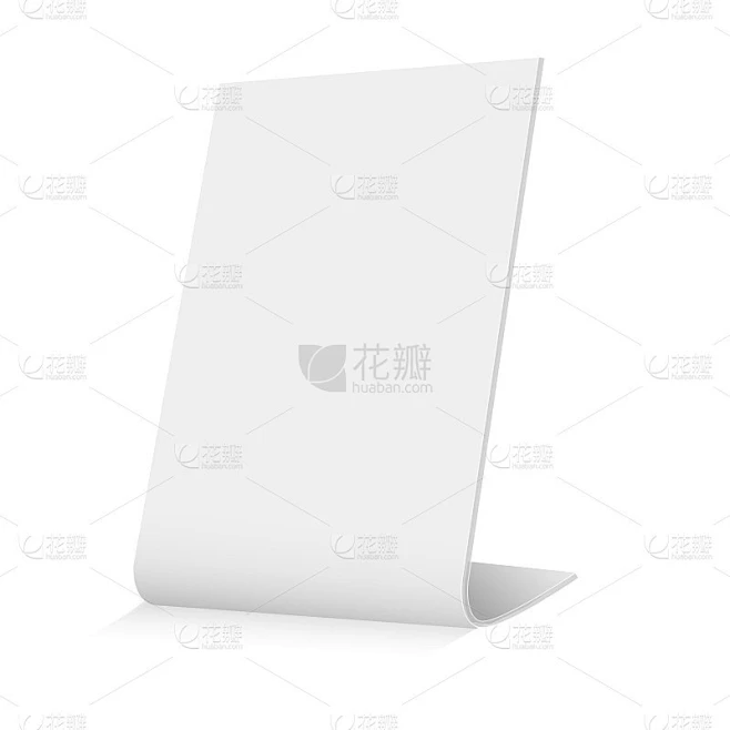 3D牌铭牌或户外广告POS POI Stand Banner。模拟模板。矢量图素材-花瓣网