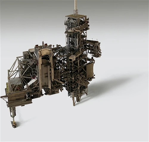 1:72 Space Shuttle Launch Complex 39A Heavy Paper Model Kit for Revell ...