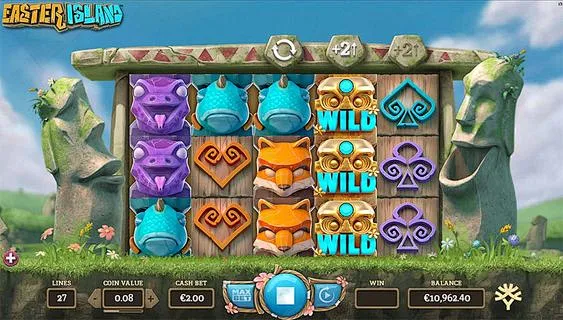 Easter Island Slot - Re-Spin Triggered-花瓣网
