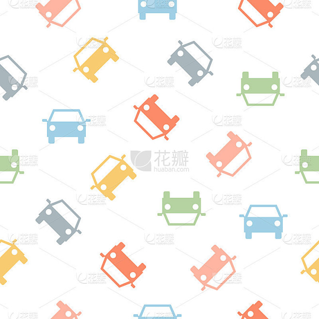 Seamless car pattern.