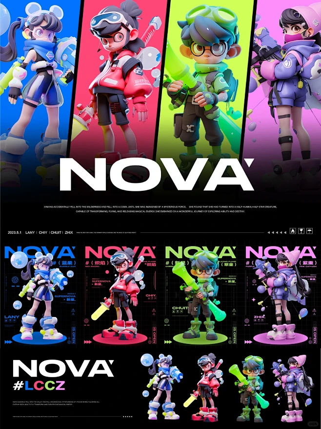NOVA Ai IP尝试（附关键词）-花瓣网