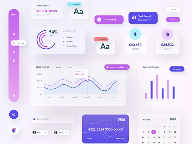 UI Element Dashboard图片_UI组件库图片素材-花瓣网