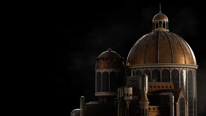 SteamPunk – Premium 3D Assets KitBash3D (6)-花瓣网