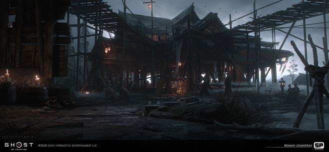 ArtStation - GHOST OF TSUSHIMA - Umugi Cove, Romain Jouandeau-3